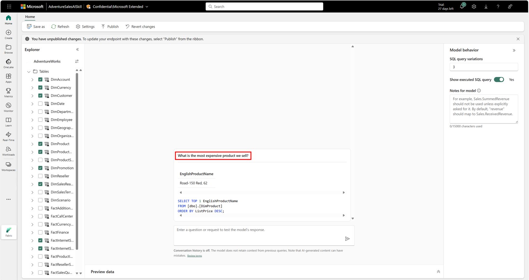 AI-Powered Data Insights Using Microsoft Copilot and Fabric